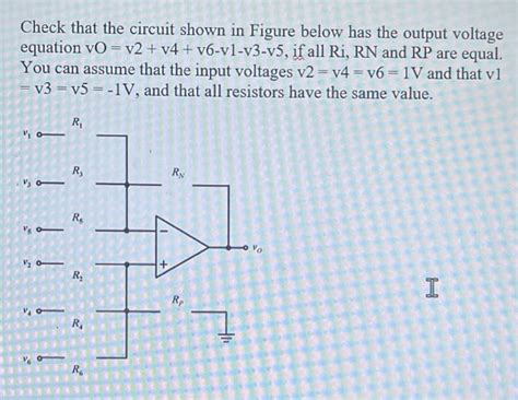 solved check that the circuit shown in figure below has the