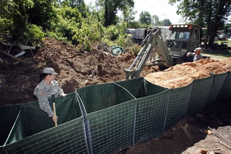 Flood Hesco Barrier