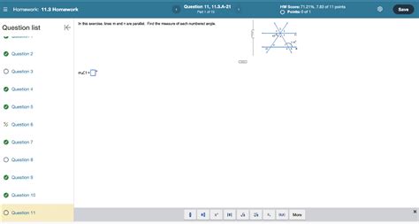Solved In This Exercise Lines M And N Are Parallel Find Chegg