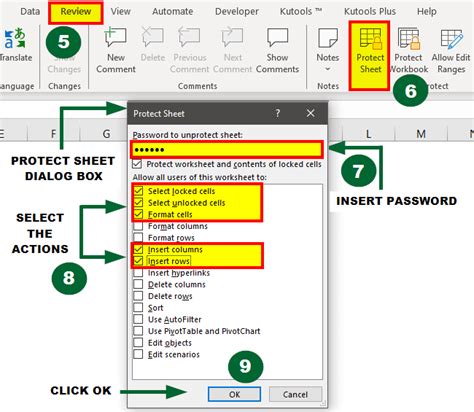 Protect Sheet In Excel How To Protect Lock Unprotect Cellssheet