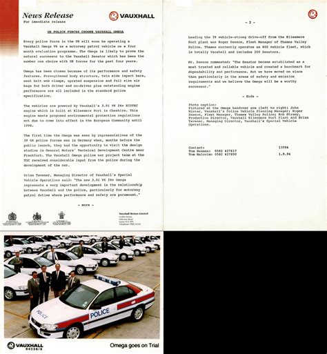 Vauxhall V94 Omega B Part 2