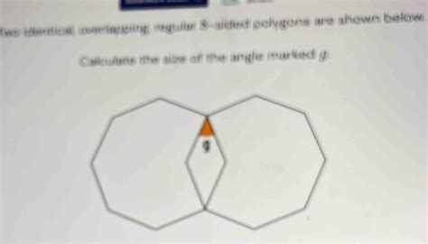 Solved We Identical Overtpping Regular 3 Sided Polygons Are Shown