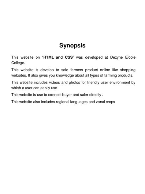 Nikunj Tak Project On Html And Css Farming Website Final Year Bca