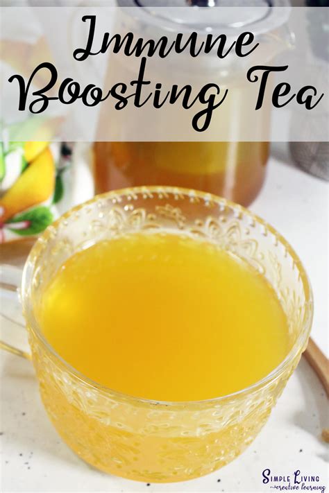 Immune Boosting Tea Simple Living Creative Learning