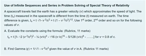 Solved Use Of Infinite Sequences And Series In Problem Chegg