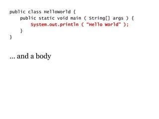 Java Hello World Program PPT