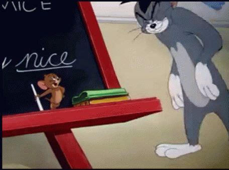 Tom And Jerry Teach GIF - TomAndJerry Teach Scratch - Discover & Share GIFs in 2025 | Tom and ...
