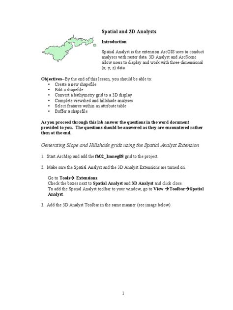 3d Analyst Tutorial Pdf Arc Gis System Software