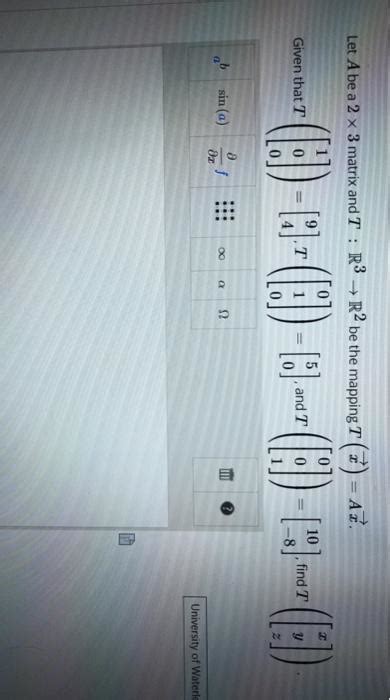 Solved Determine Whether The Following Map Is A Linear Chegg