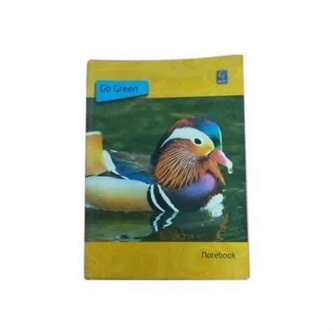 Hard Bound Single Line Go Green School Notebook Paper Size A4 At ₹ 40piece In Sivakasi