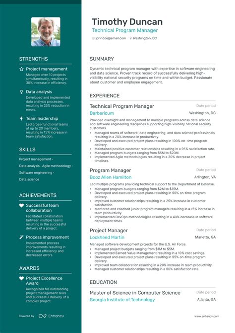 5 Technical Program Manager Resume Examples Guide For 2023