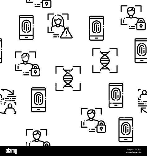 Recognition Seamless Pattern Vector Stock Vector Image And Art Alamy