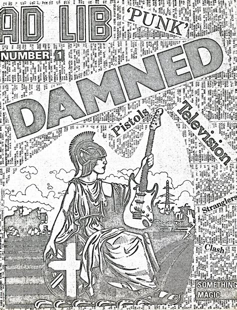 Ad Lib No1 Punk Fanzine 1977 The Roxy