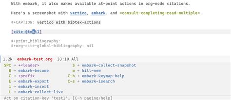 Embark Act At Point Doesnt Work · Issue 233 · Emacs Citarcitar · Github