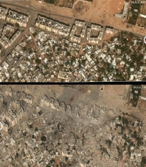 Before And After Satellite Images Show Destruction In Gaza Cnn R