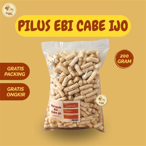 Jual Pilus Ebi Cabe Ijo Ebi Asin Shopee Indonesia