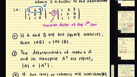 Chapter 9 Matrices Part 2 Youtube