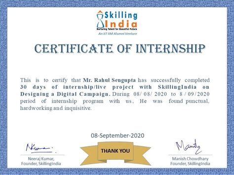 Rahul Sengupta On Linkedin Internship Digitalcampaign