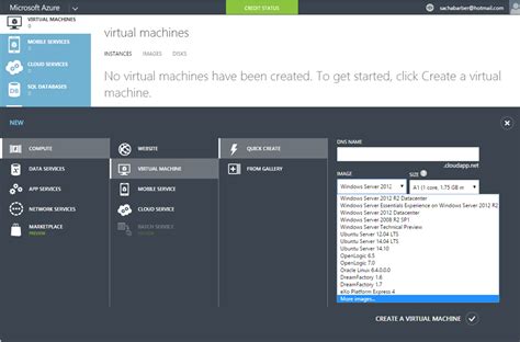 Azure Provisioning A Virtual Machine Codeproject