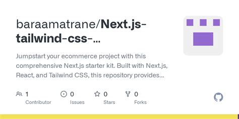 GitHub Baraamatrane Next Js Tailwind Css Ecommerce Web App Jumpstart Your Ecommerce Project