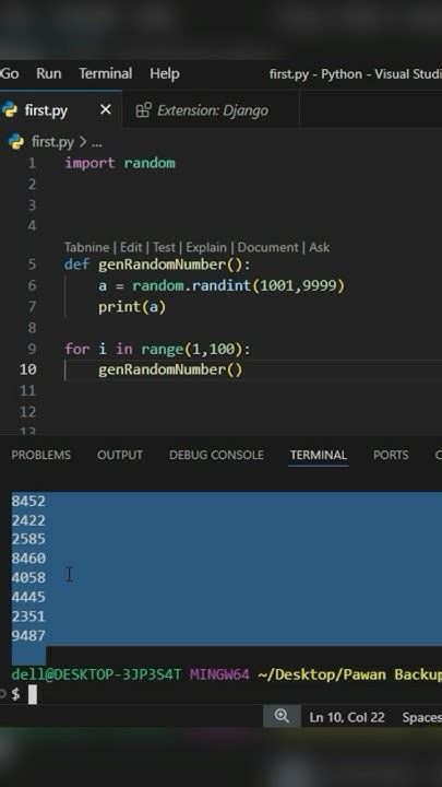 Random Otp Generator In Pythonrandom Shortvideo Python Otp Message