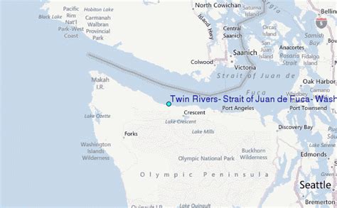 Juan De Fuca Strait Map