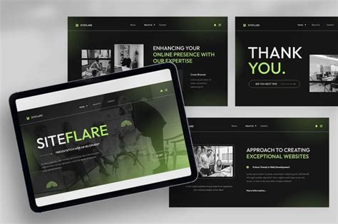 Siteflare Web Development Powerpoint Template Incl Web And Technology