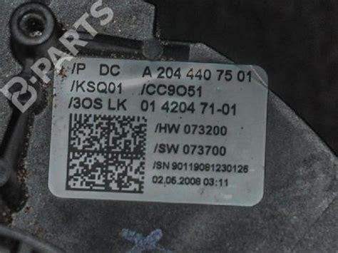 Switch Mercedes Benz C Class W204 C 220 Cdi 204002 7800662 B Parts