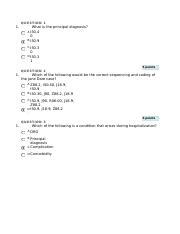 Module Coding Assignment Inpatient Coding Charts Jane Dare Docx QUESTION What Is
