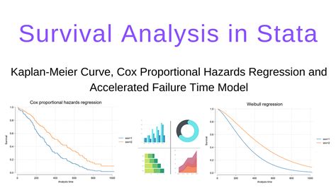 Survival Analysis In Stata Km Estimate Cox Ph And Aft Model By