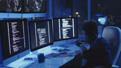 Programmer Eating At Desk At Night Technology Stock Footage Ft Eat