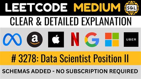 Leetcode Medium 3278 Candidates For Data Scientist Position Ii Sql Everyday Data Science