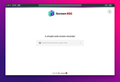 github heysagnik screenrec a really simple ad free and minimal web