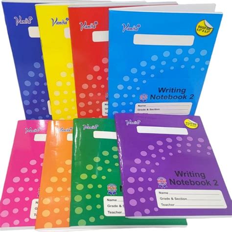 Vanda K12 Writing Notebook For Grade 2 Bigger Size 6 5 X 8 5 Shopee Philippines