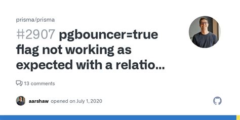 Pgbouncertrue Flag Not Working As Expected With A Relation And Enums On Both Sides Of The