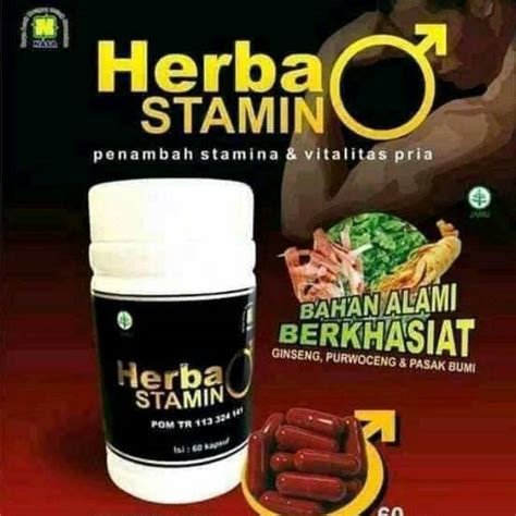Jual HERBASTAMIN untuk menambah stamina (KHUSUS UNTUK PRIA) | Shopee ...