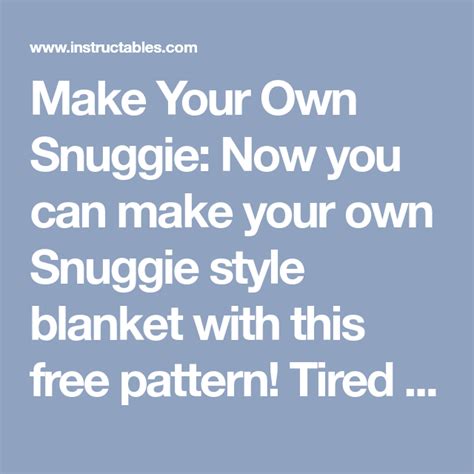 Make Your Own Snuggie Make It Yourself Snuggie Make Your Own