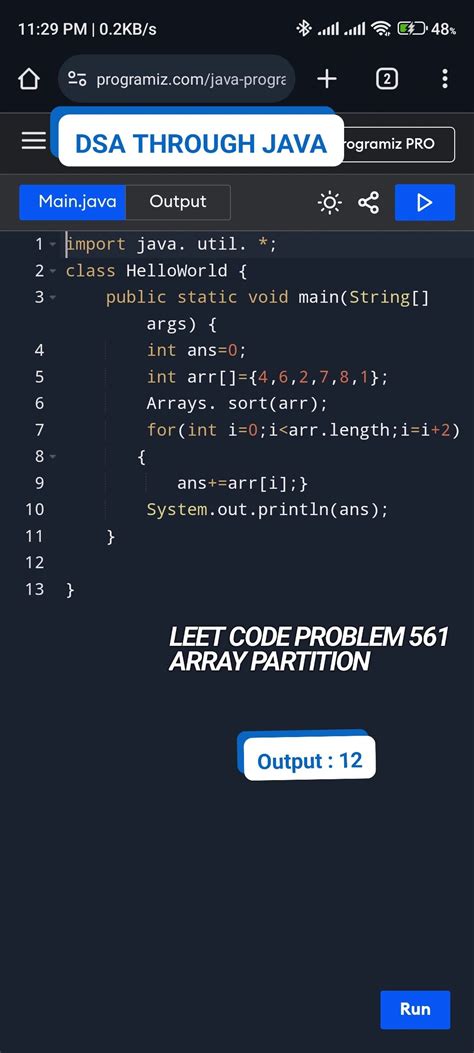shaik hussain on linkedin leetcode java coding arraysorting