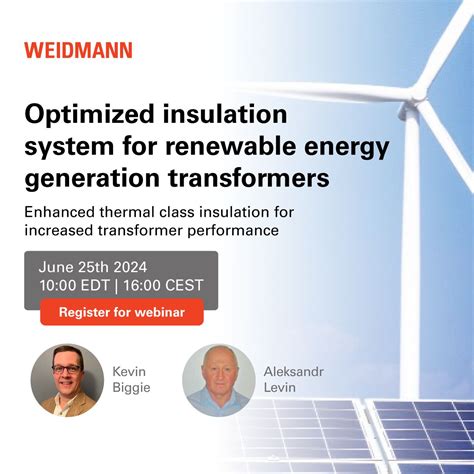 Transformerinsulation Renewableenergy Webinar Engineering Weidmann Weidmann Electrical