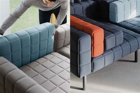 Voxel Modular Sofa Is Configurable Into Multiple Seating Scenarios