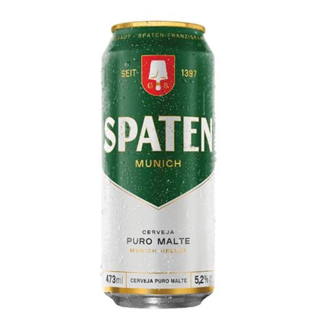 Cerveja LatÃo Spaten 473ml Puro Malte Lavagnoli