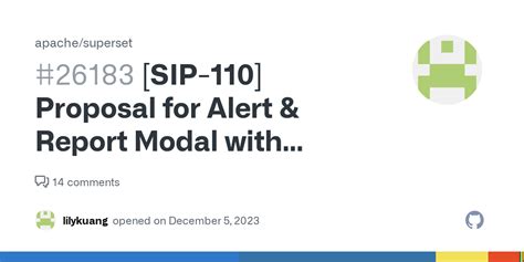Sip 110 Proposal For Alert And Report Modal With Dashboard Filters And
