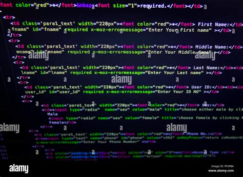 Desktop Source Code And Technology Background Developer Or Programer