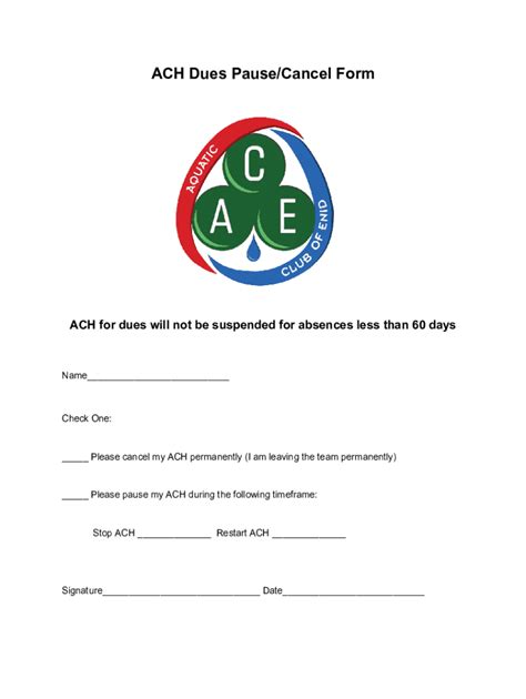 Fillable Online Ach Stop Payment Request Form Add Fax Email Print