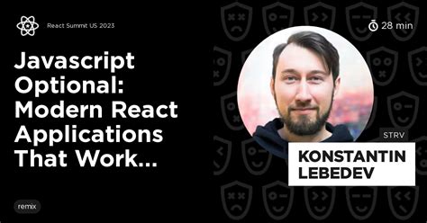 Javascript Optional Modern React Applications That Work Without Js By