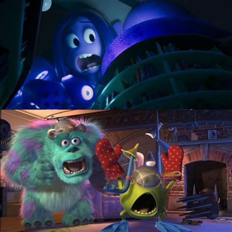 Kraken Ruby Gillman Scared At Sulley And Mike By Godzillafan500 On Deviantart