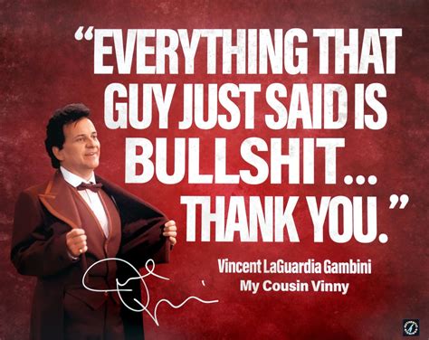 Joe Pesci Autographed My Cousin Vinny Quote 16x20 Photo Authentic