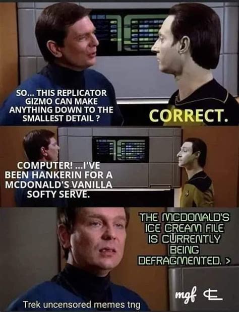 So This Replicator Can Make Anything R Startrekmemes