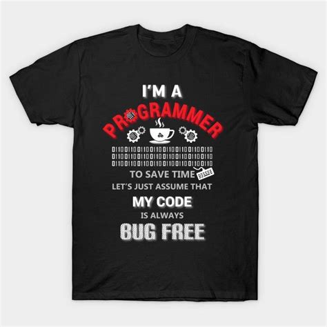 funny tee shirt for computer programmer the witty design is offered