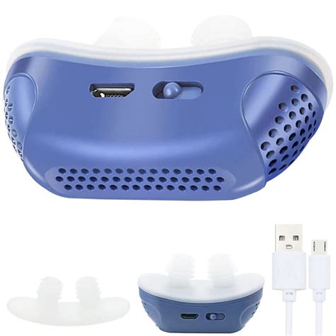 Anti Snoring Devices Portable Electric Automatic Snore Mini Stopper Variable Speed Sleep Snore